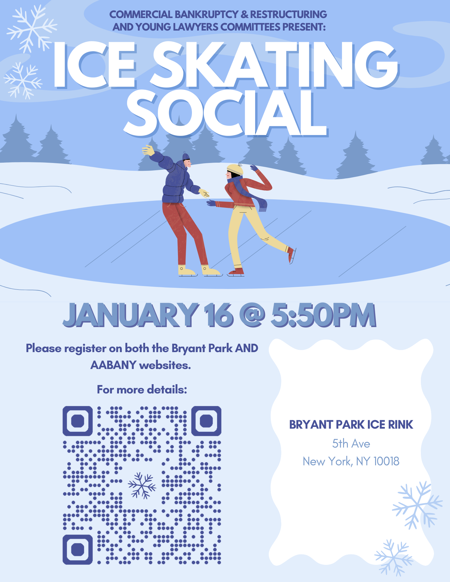 AABANY Presents: Ice Skating Social - Asian American Bar Association of New York