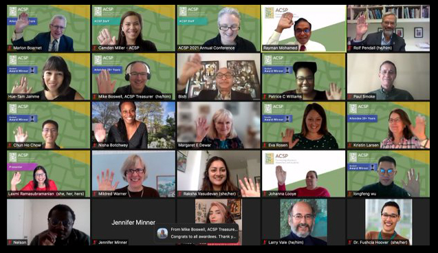 ACSP Faculty & Student Awards - Association of Collegiate Schools of ...