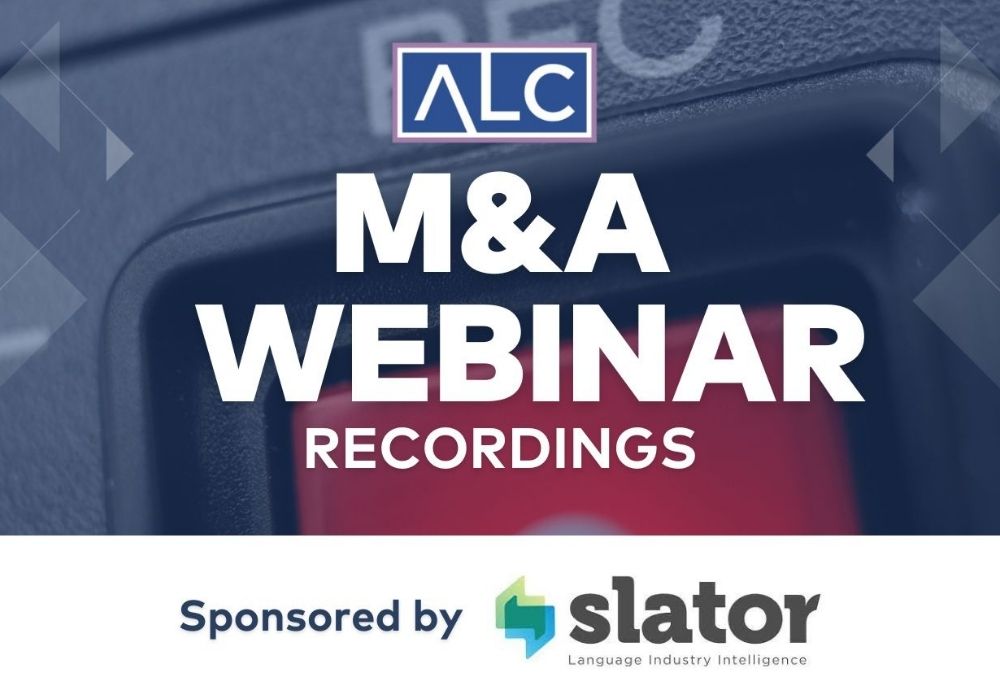 ALC M & A Corner - Association of Language Companies