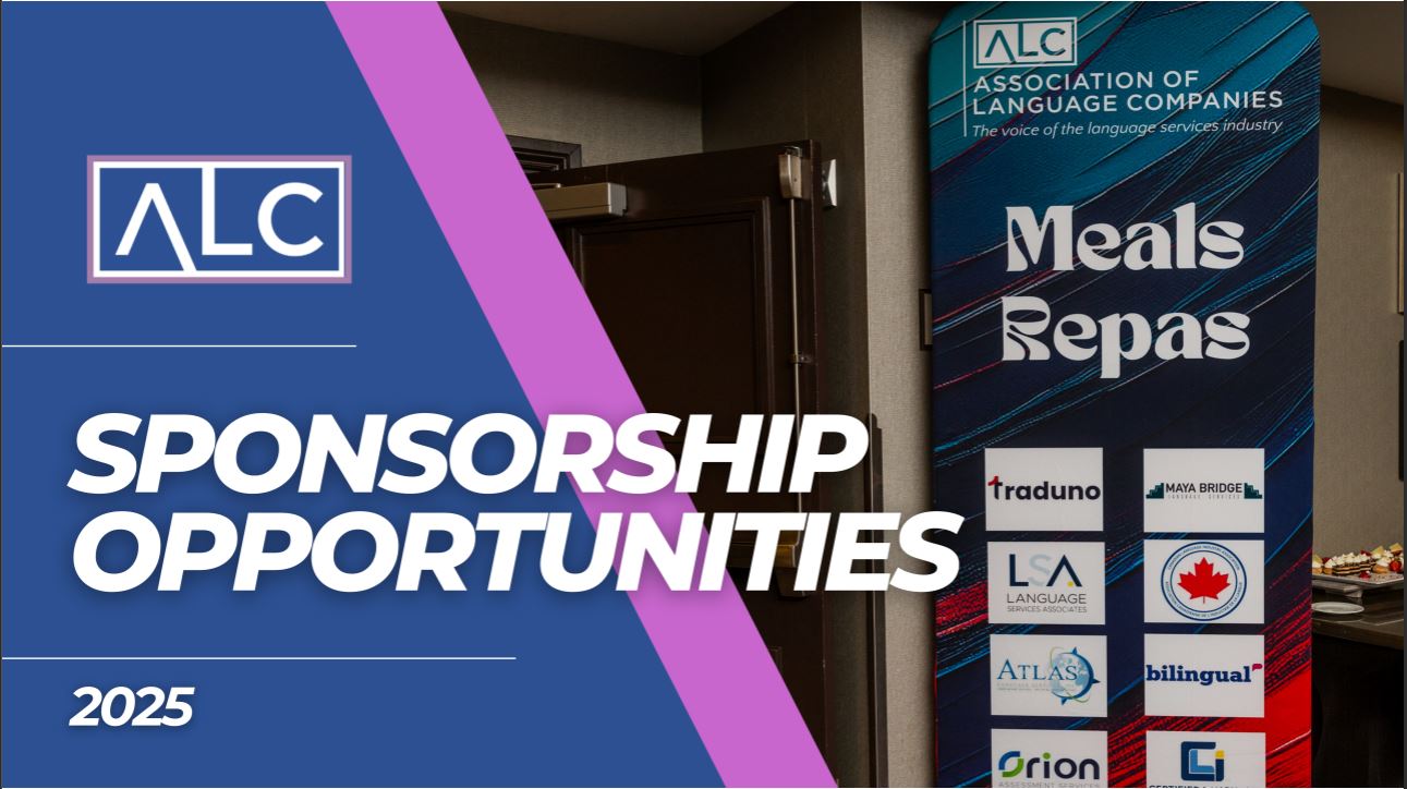 ALC Sponsorship - Association of Language Companies