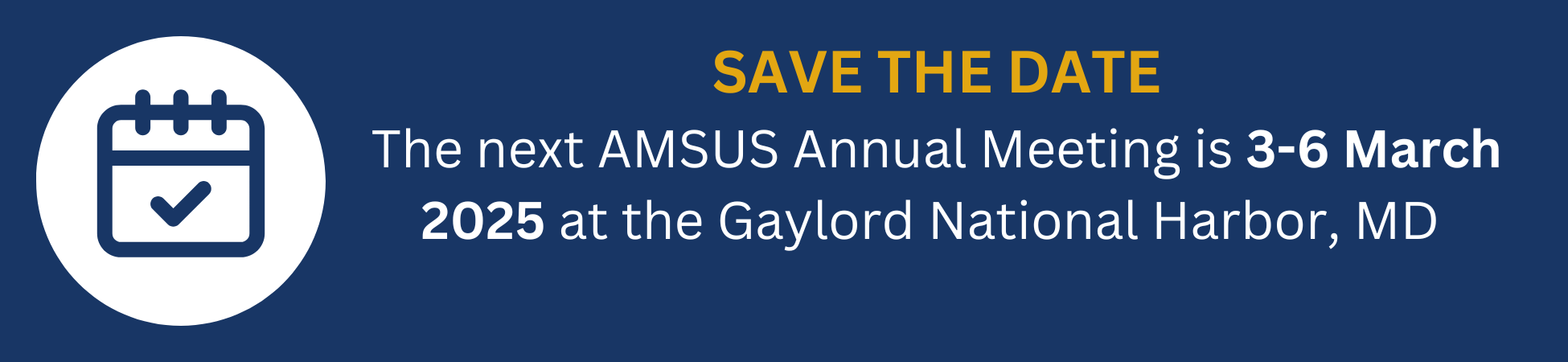 AMSUS - Society of Federal Health Professionals