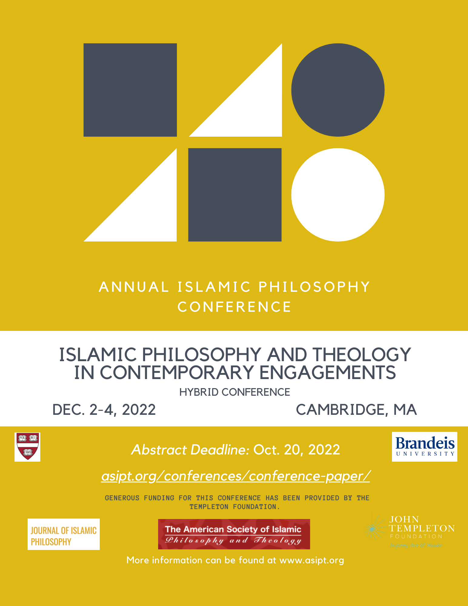 Annual Islamic Philosophy Conference - American Philosophical Association