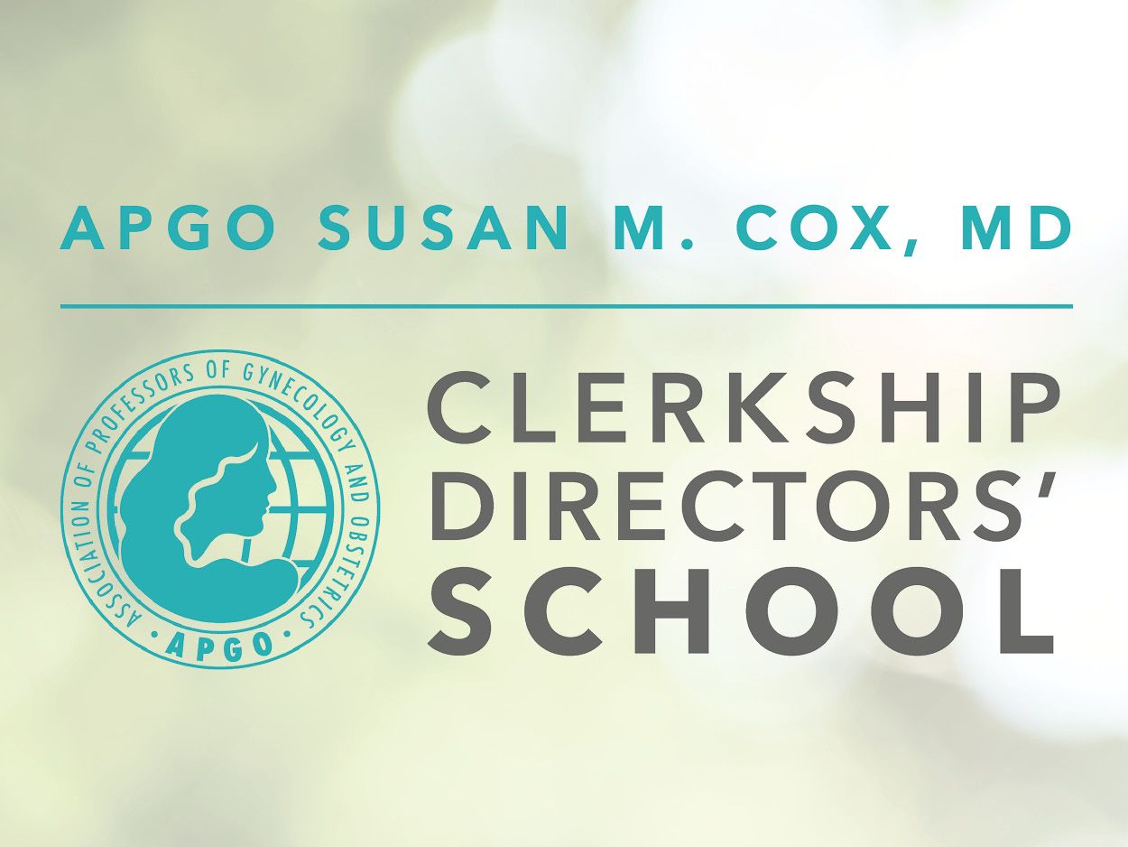 Meetings - Association of Professors of Gynecology & Obstetrics - APGO