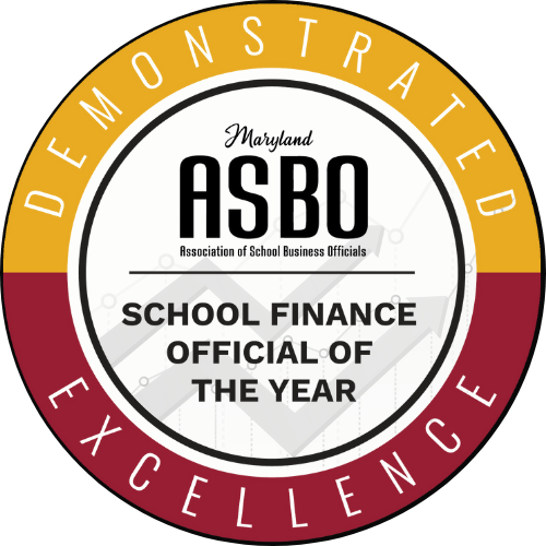 School Finance Official of the year - Maryland ASBO