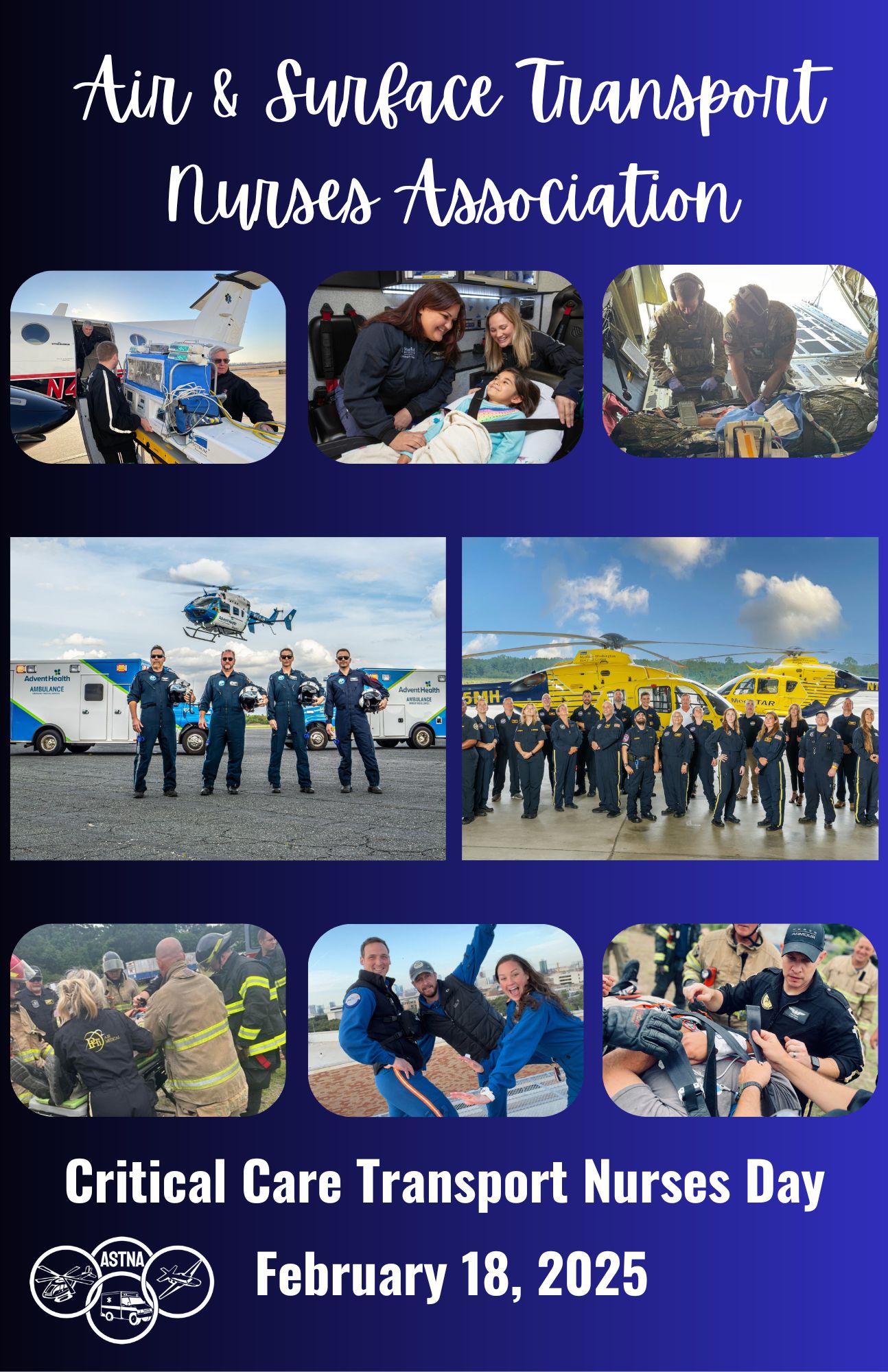 Critical Care Transport Nurses Day Poster - ASTNA