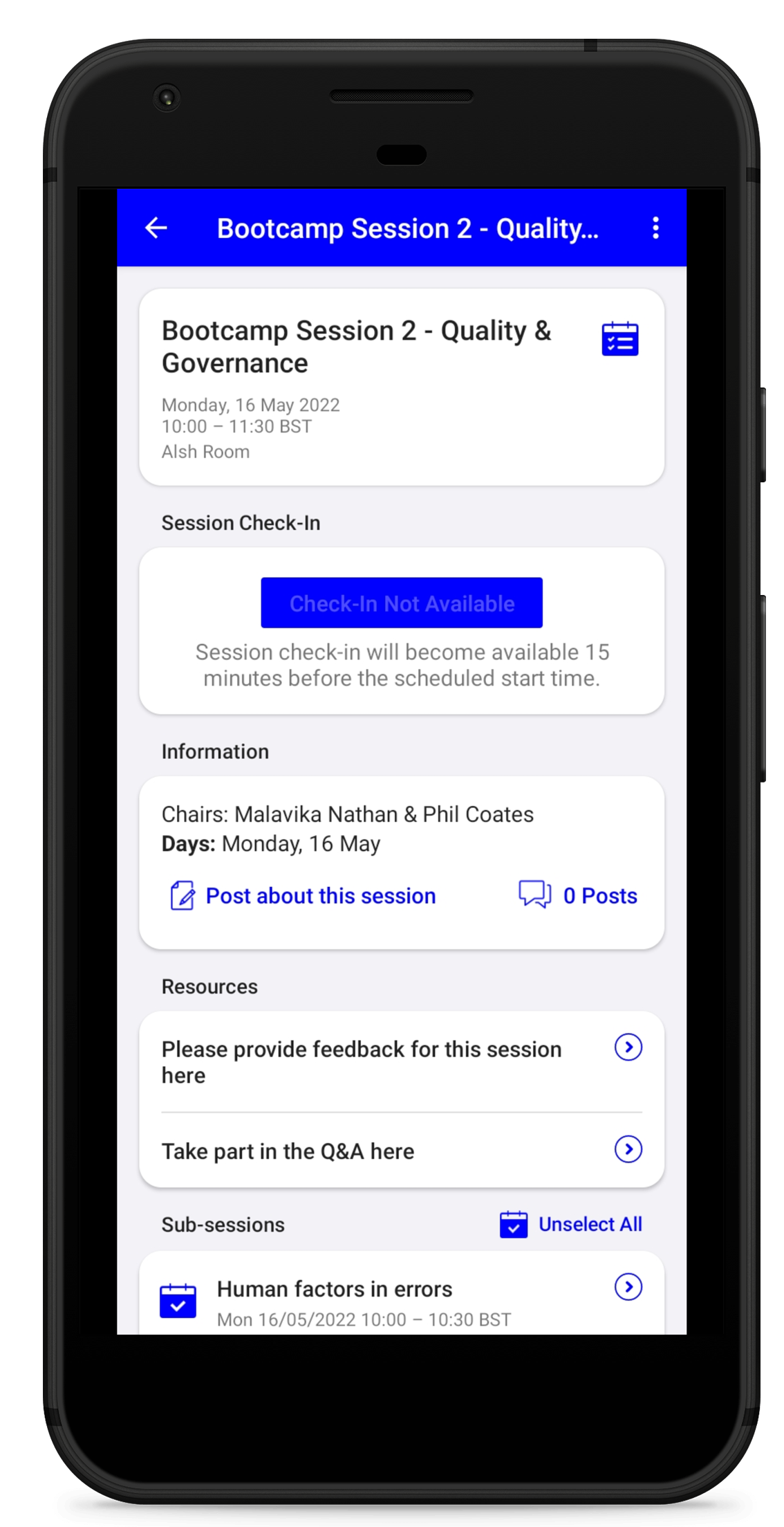 BNMS Event App - Guidelines - British Nuclear Medicine Society