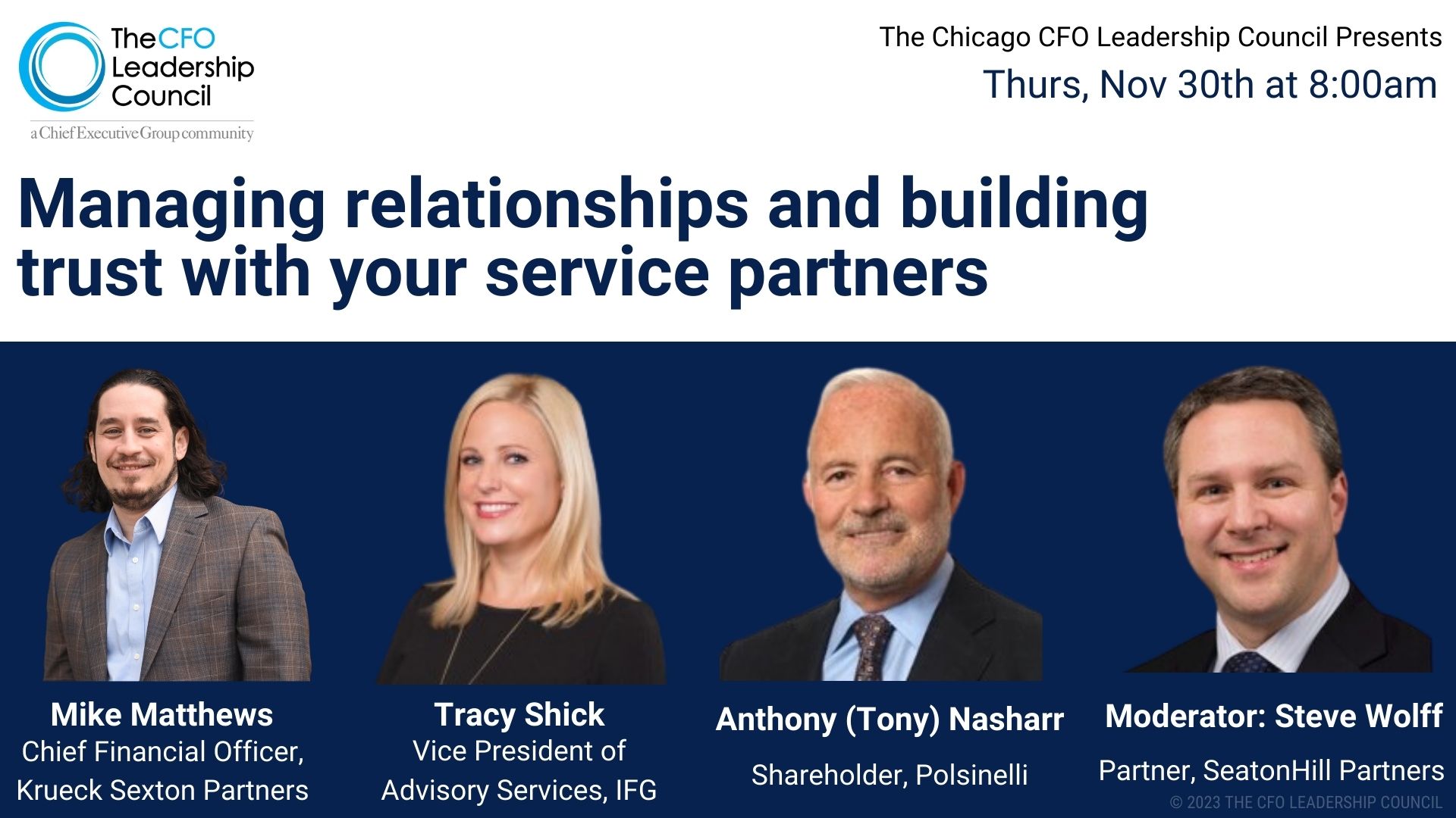 CFO Leadership Council