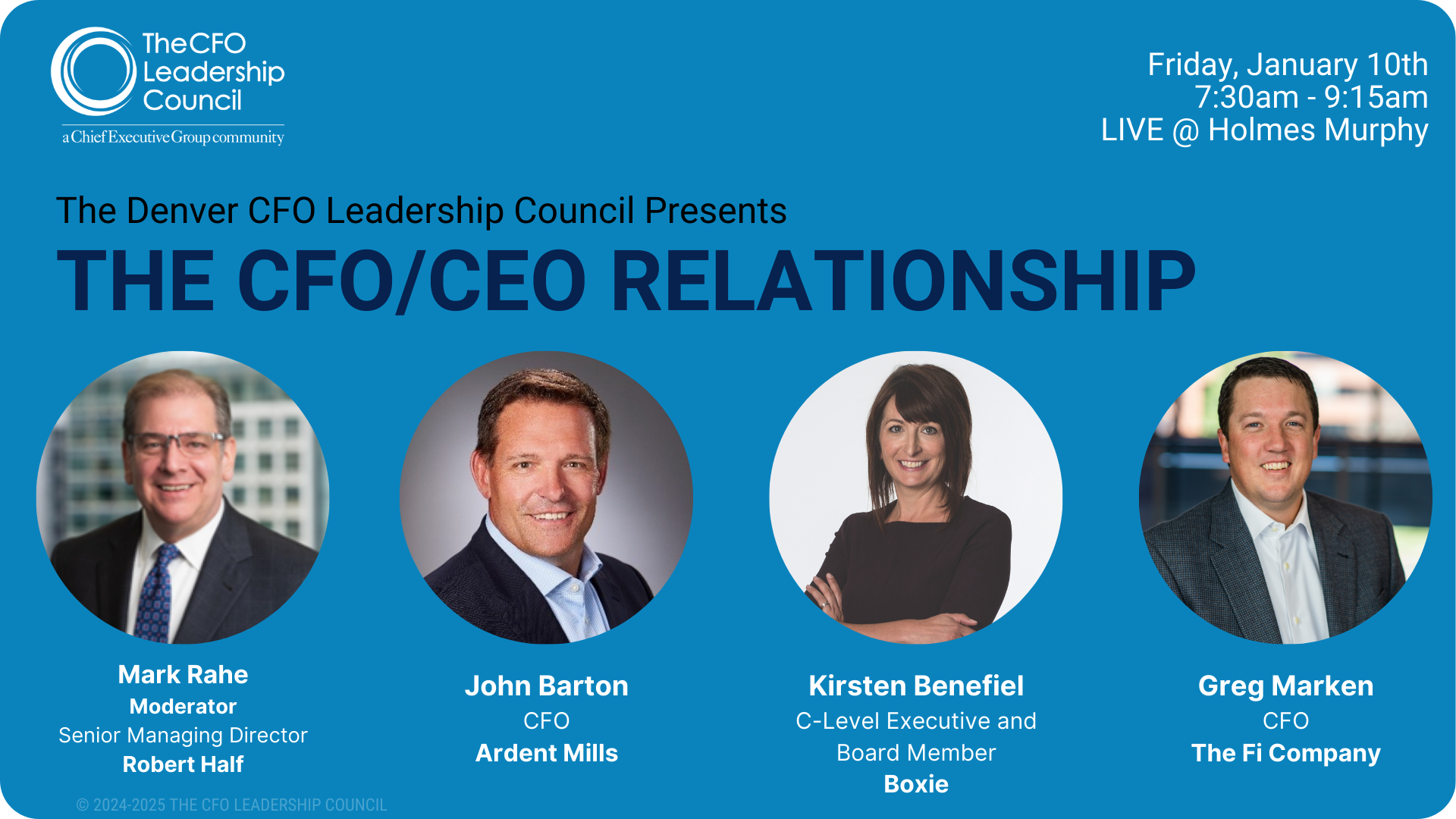 CFO Leadership Council