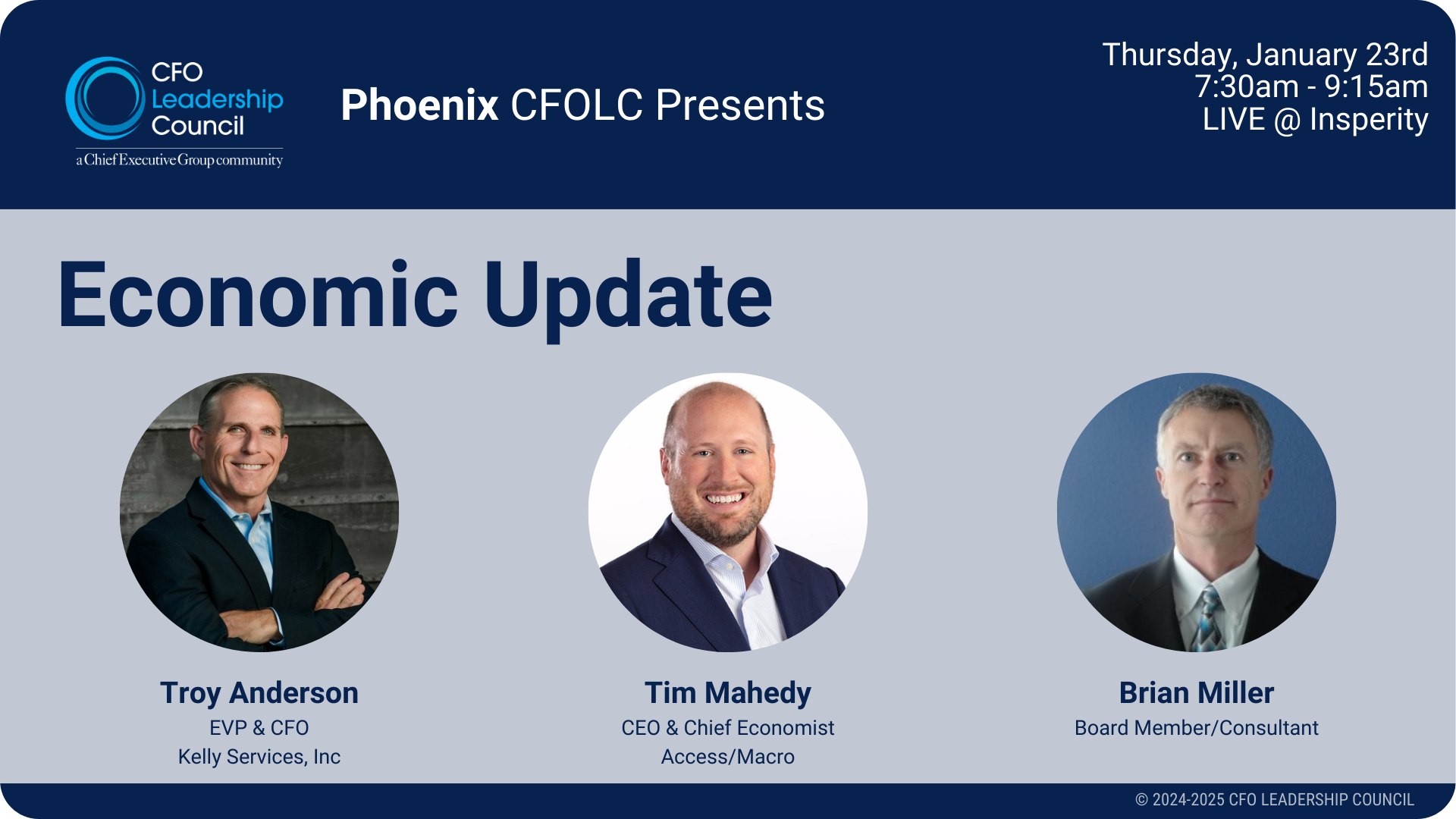 CFO Leadership Council