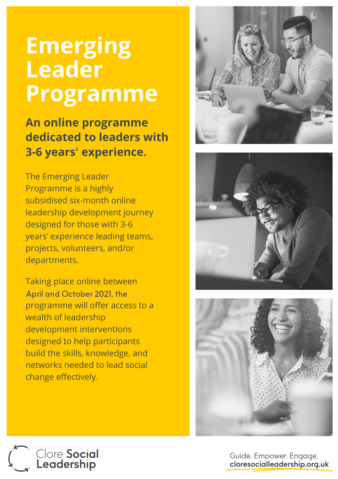 Emerging Leader with Bank of America - Clore Social Leadership
