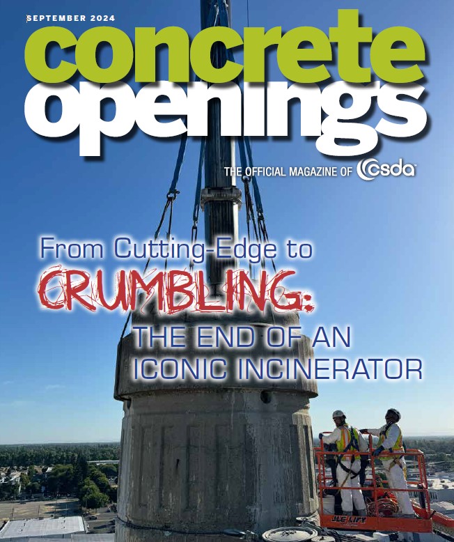 Concrete Openings - Concrete Sawing and Drilling Association