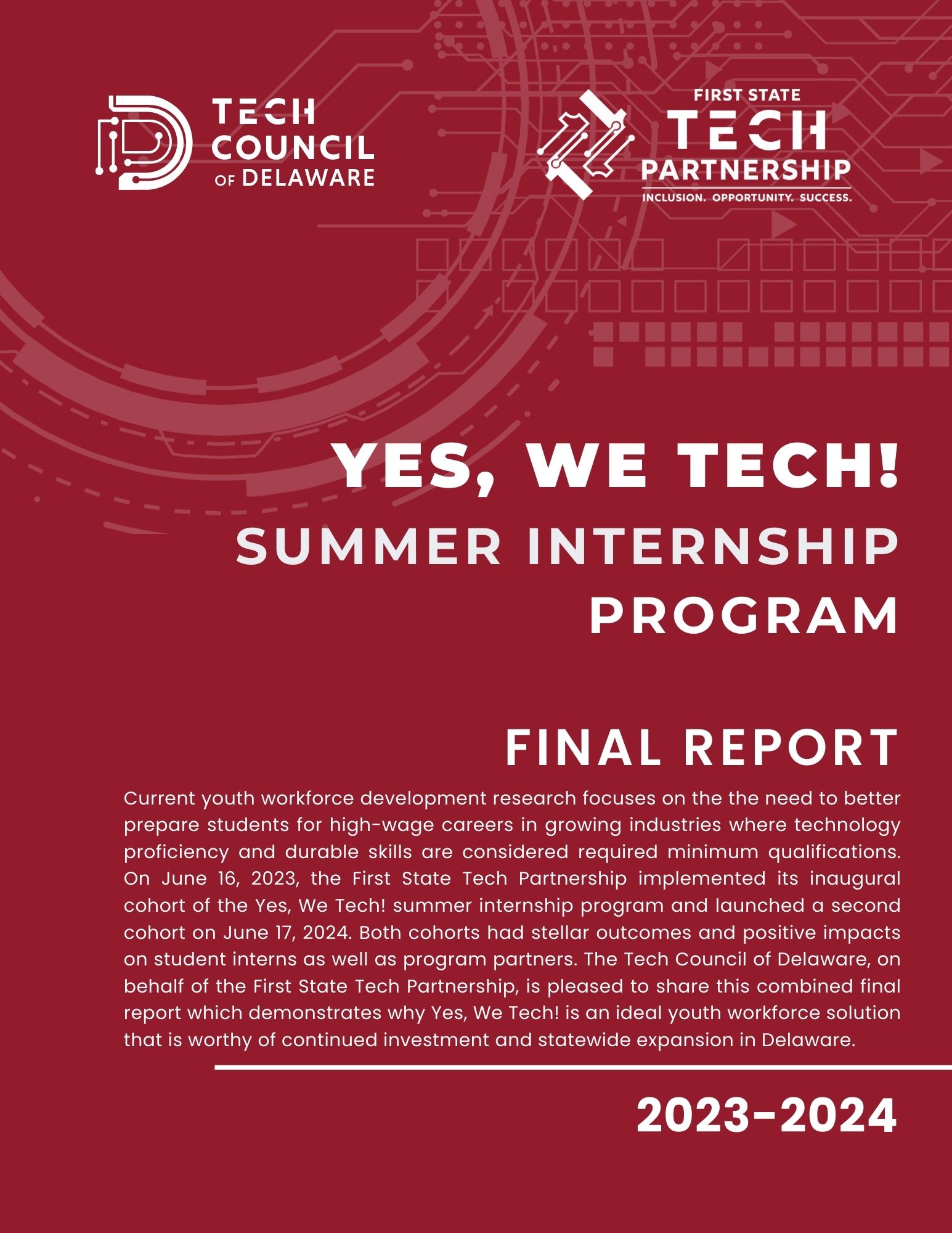 Yes, We Tech! - Tech Council of Delaware