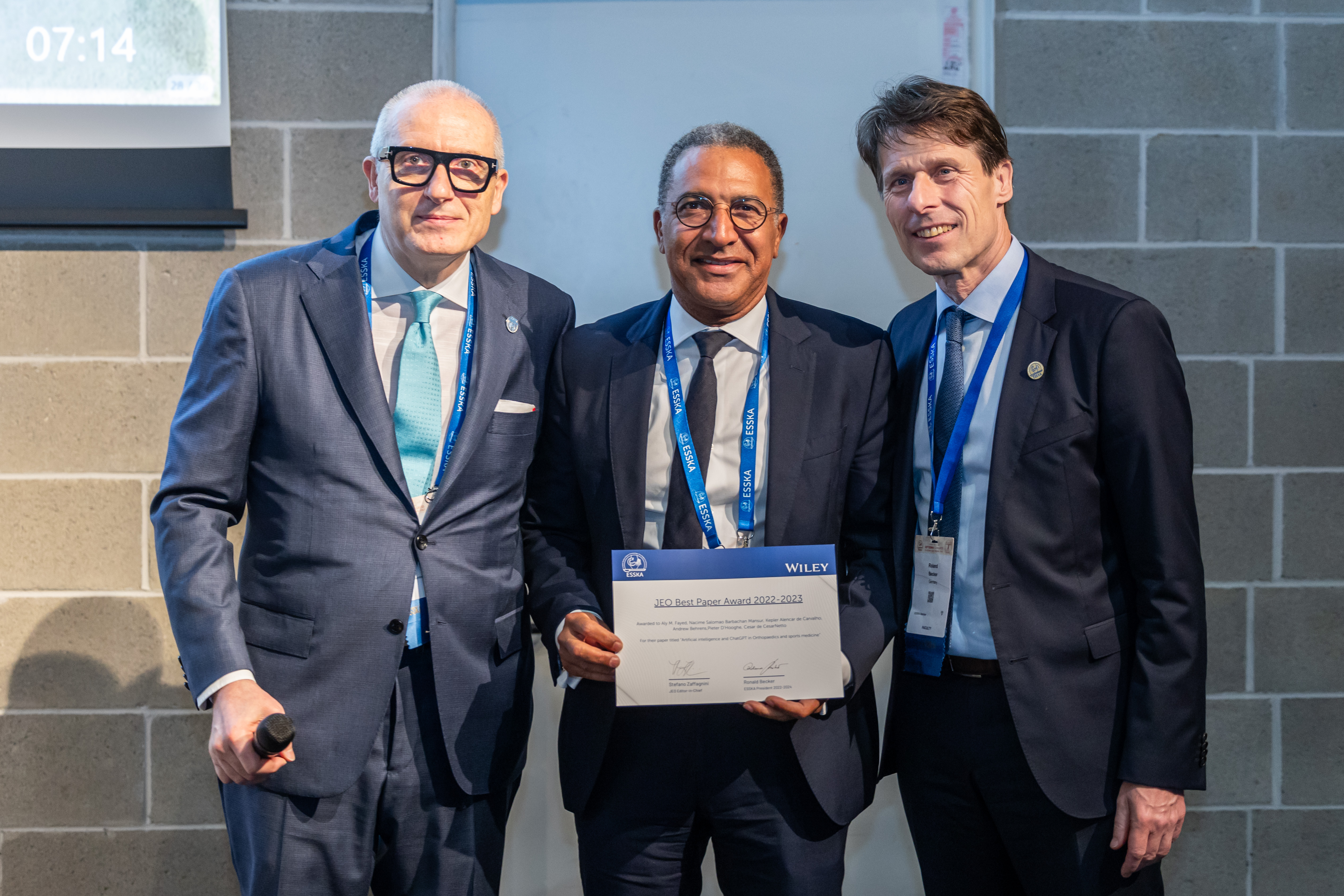 Congratulations to our KSSTA & JEO Award winners! - European Society of ...