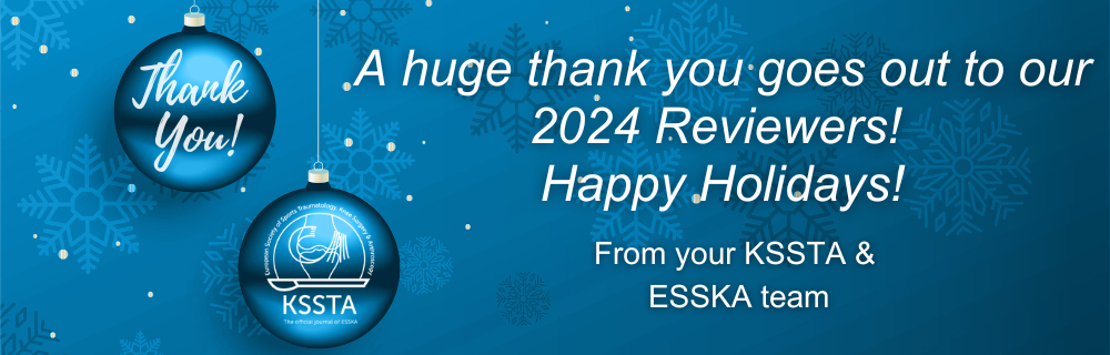 Thanks to our 2024 KSSTA Reviewers - European Society of Sports ...