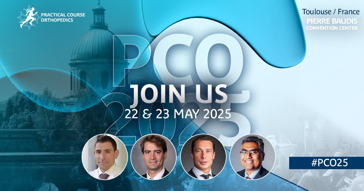 The Practical Course Orthopedics (PCO) is back for its 3rd edition ...