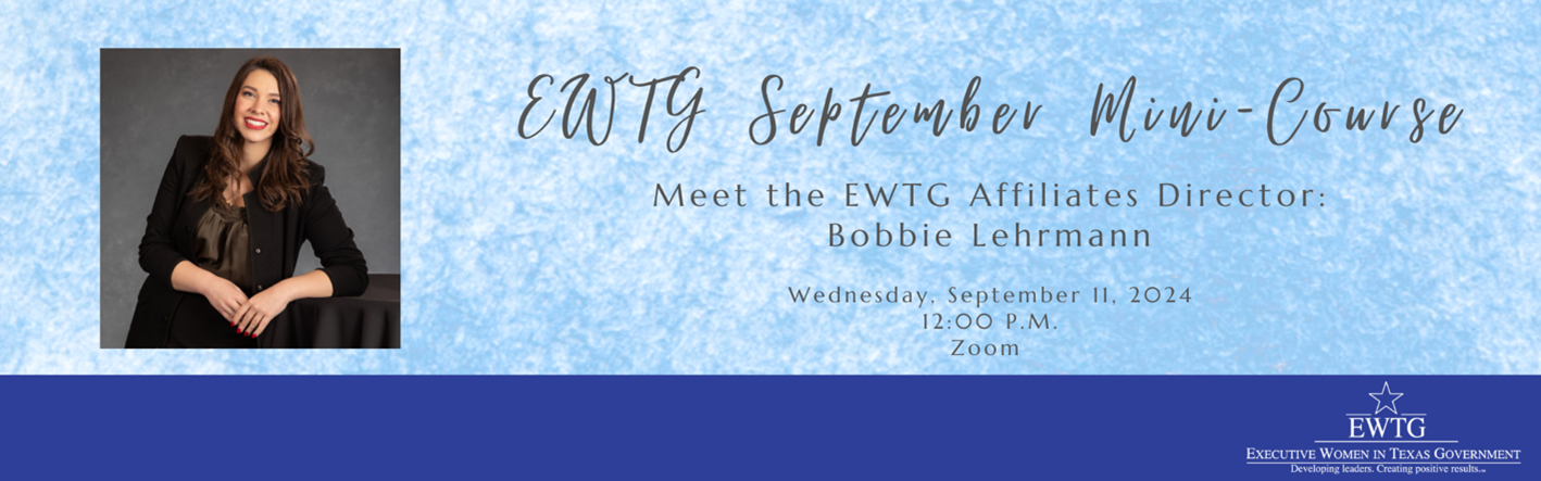 EWTG Star September 2024 | Executive Women in Texas Government