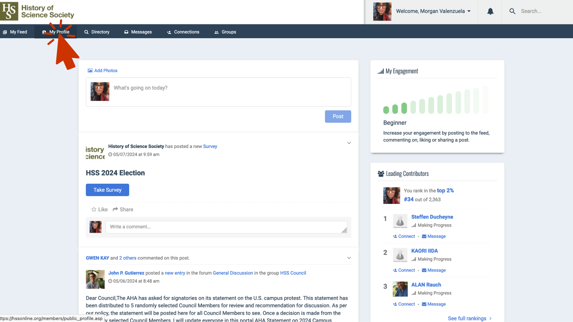Update Your HSS Profile - History of Science Society