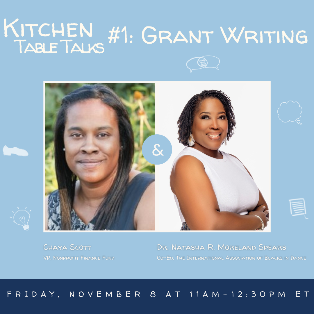 Kitchen Table Talks - The International Association of Blacks in Dance