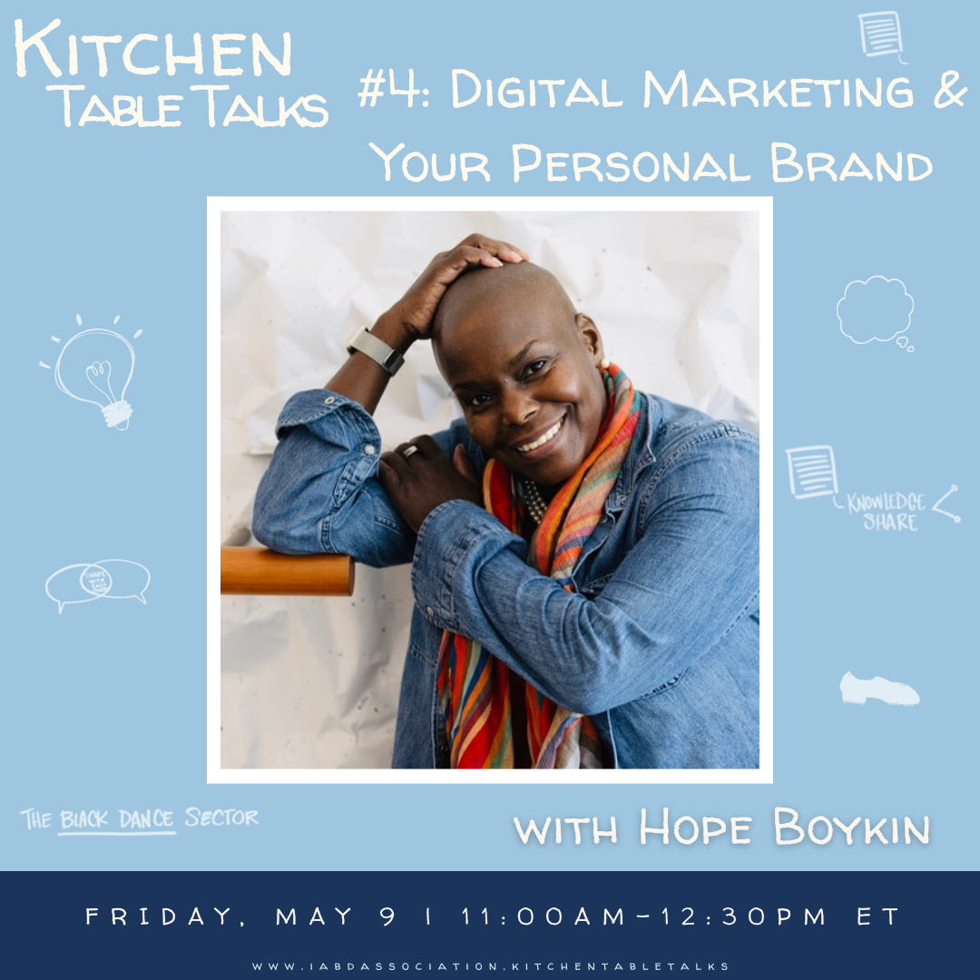 Kitchen Table Talks - The International Association of Blacks in Dance