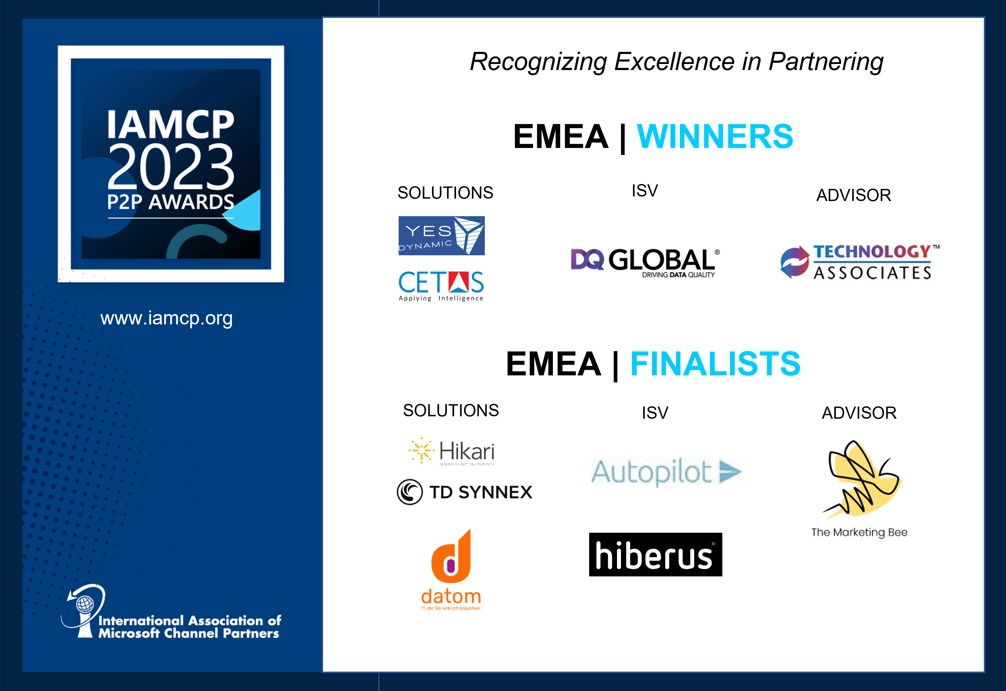 IAMCP P2P Awards 2023