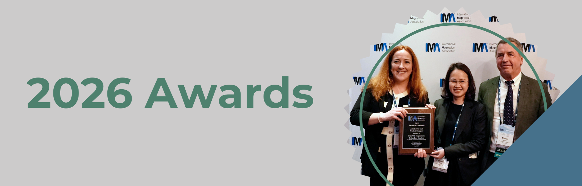2026 IMA Annual Awards Program - International Magnesium Association