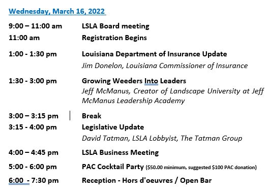 LSLA 2022 Annual Convention Registration is now OPEN! - Louisiana ...