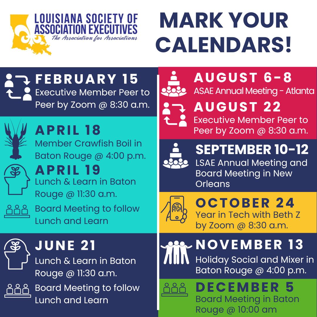 Benefits of Membership - Louisiana Society of Association Executives