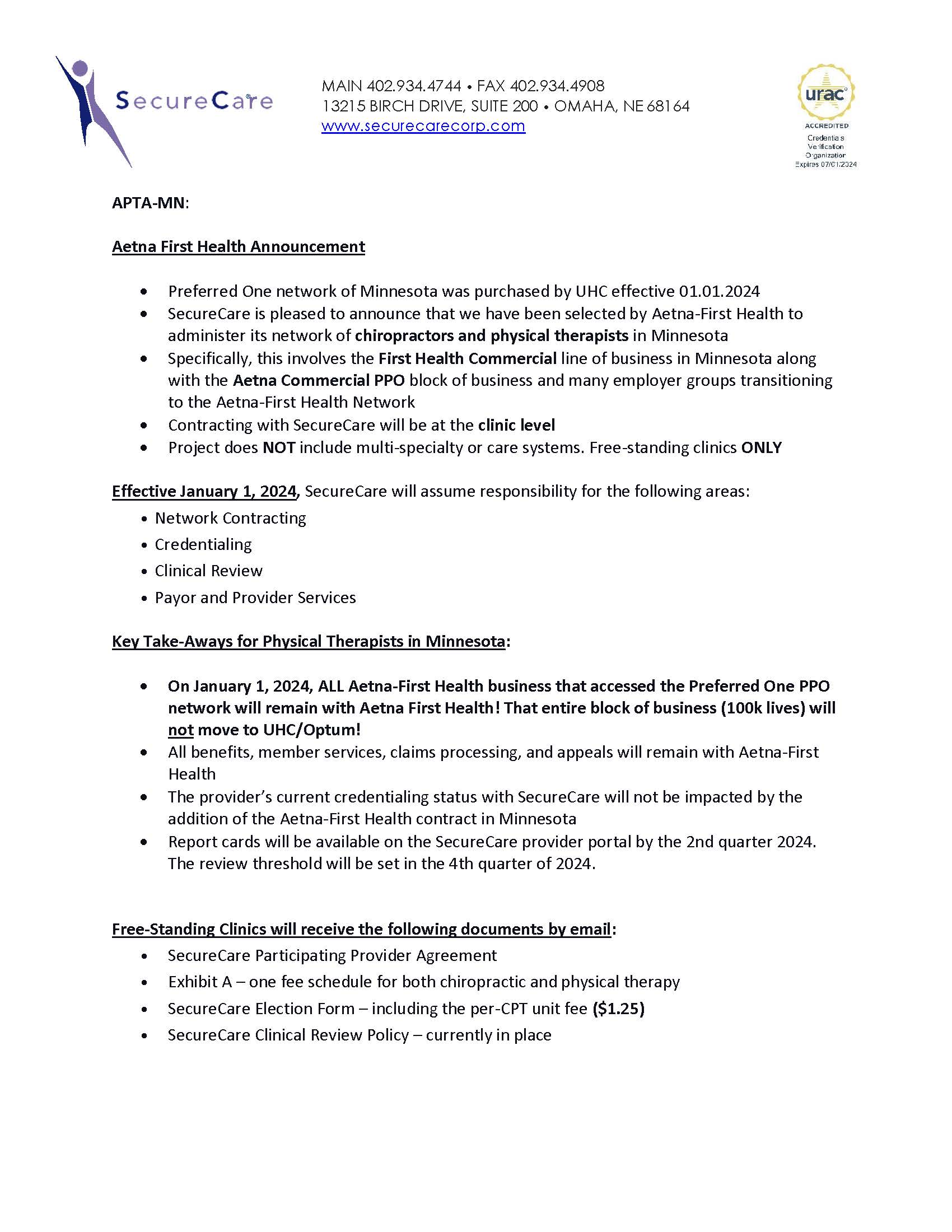 Notice For Free Standing Clinics APTA Minnesota notice-for-free-standing-clinics-apta-minnesota