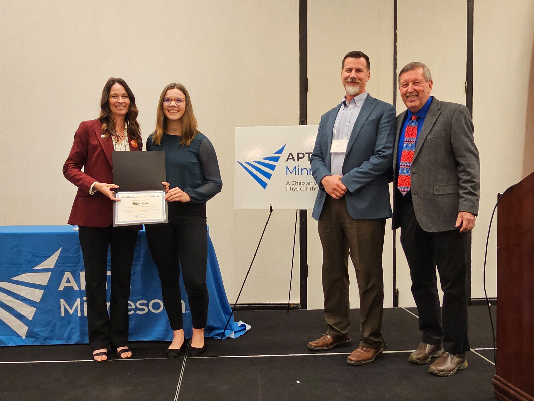 2024 Outstanding Student Awards - APTA Minnesota