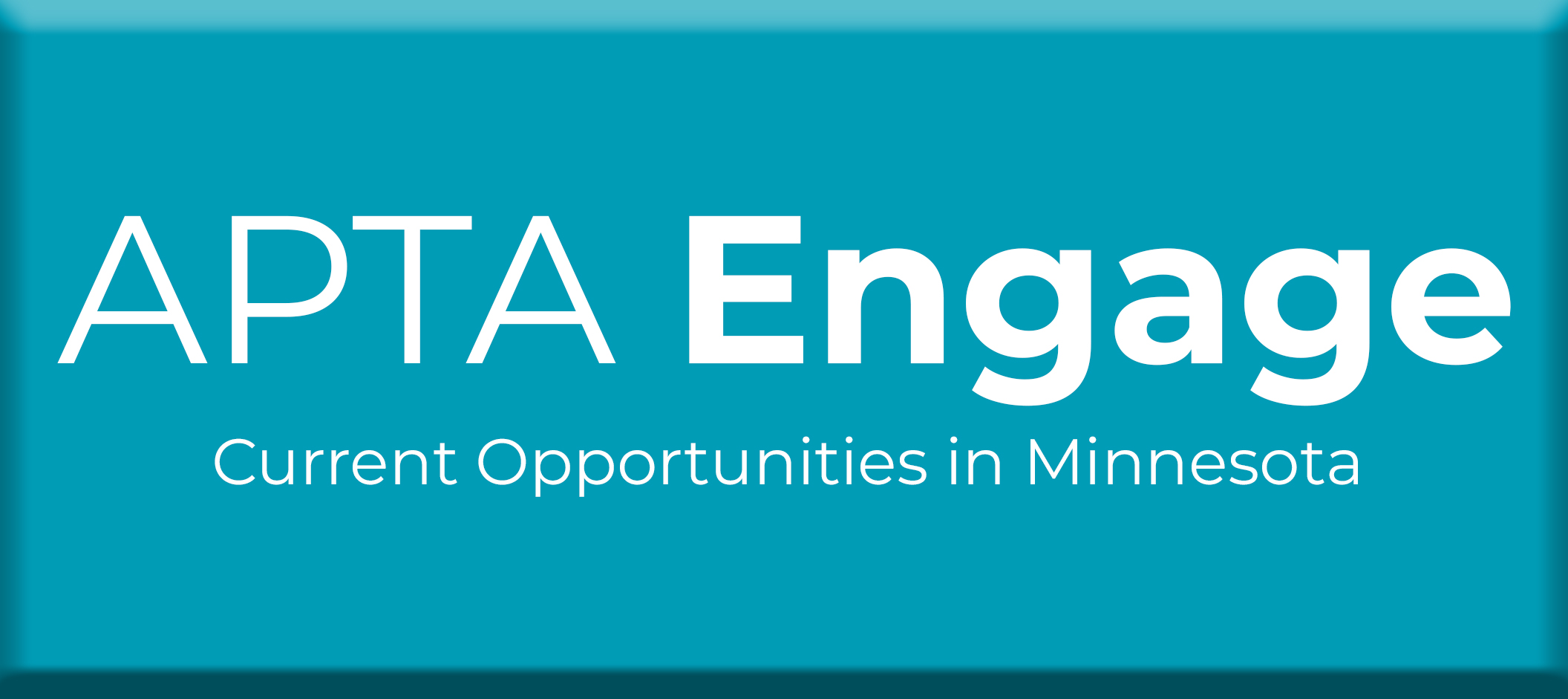 Volunteer Opportunities 2023 APTA Minnesota Volunteer Opportunities 2023 APTA Minnesota