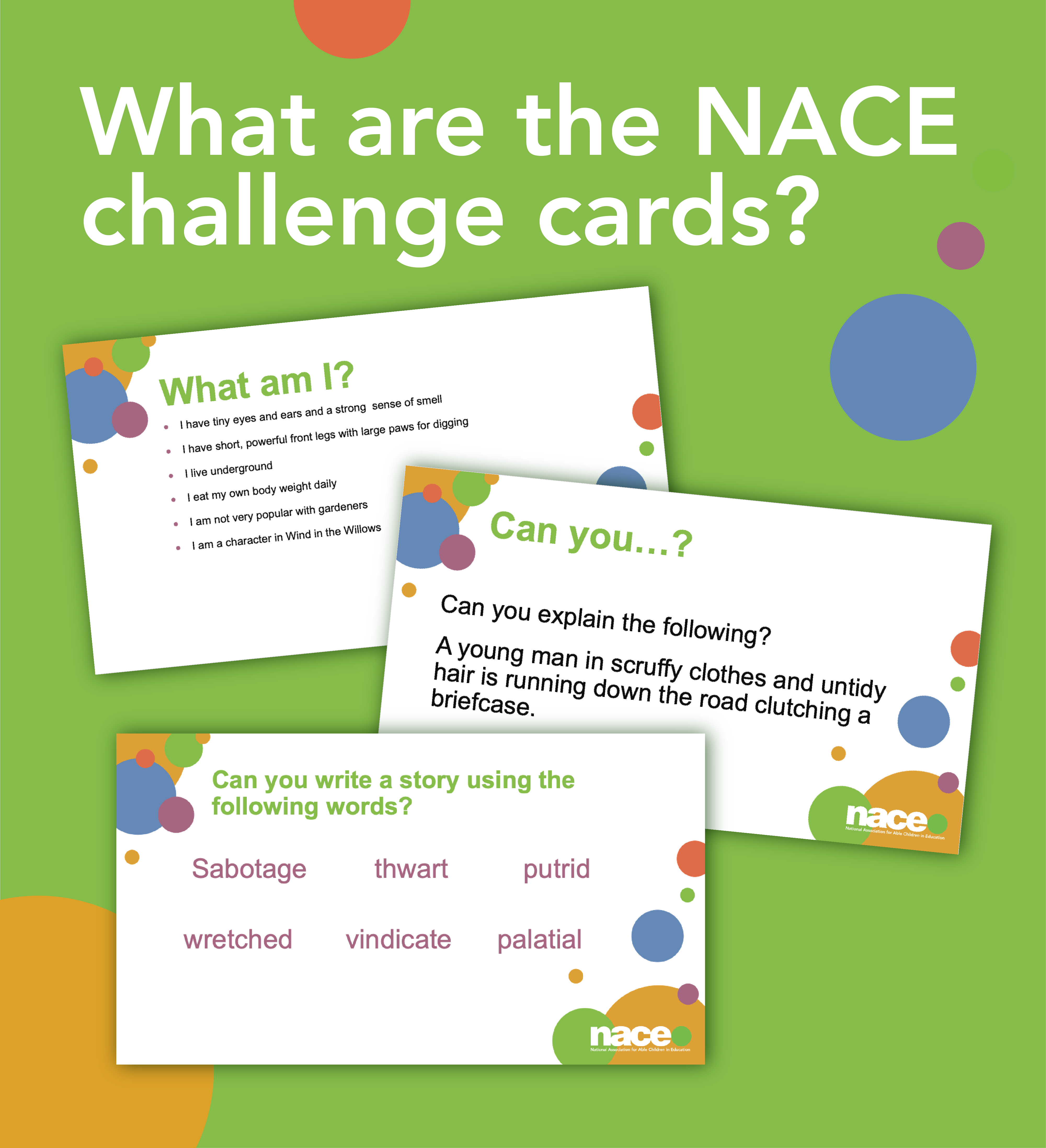NACE Challenge Cards