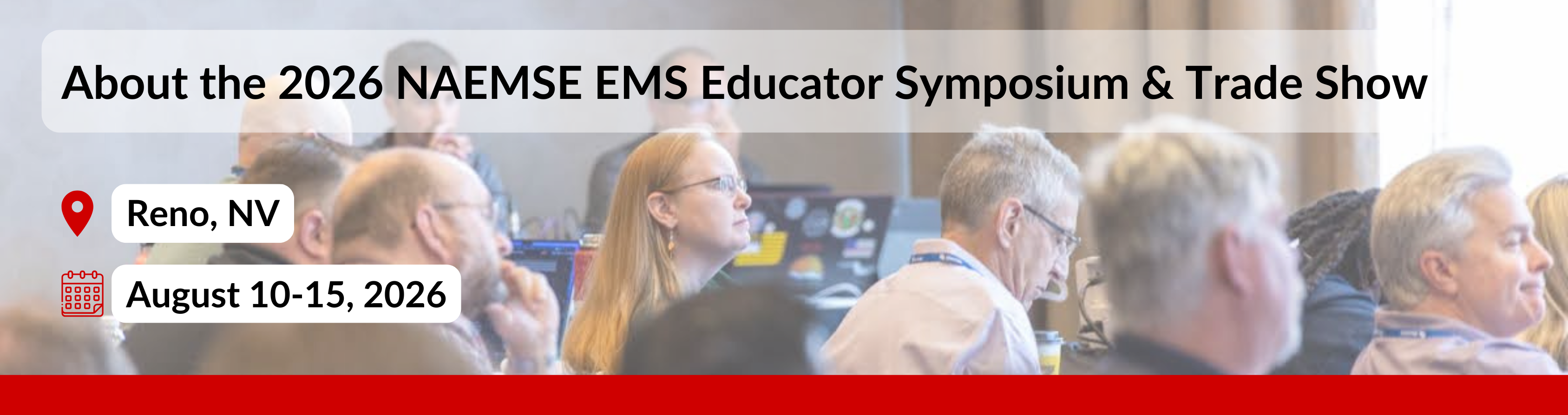 2026 NAEMSE EMS Educator Symposium & Trade Show - Register Today!