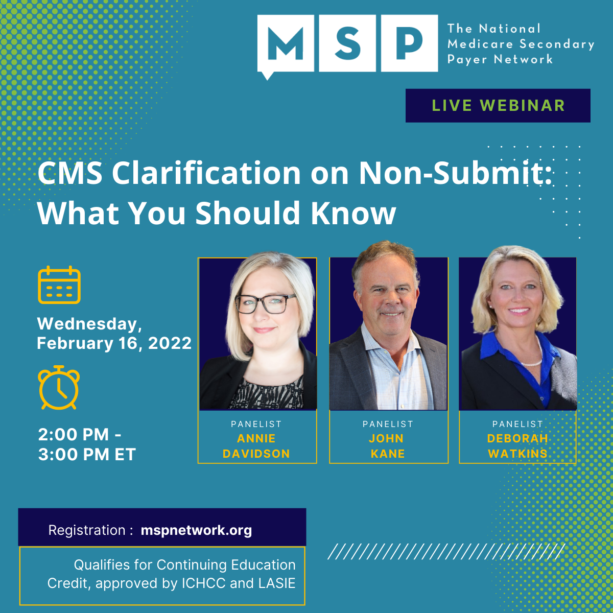 Webinar Series - The National MSP Network