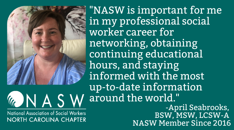 NASW-NC Member of the Week: April Seabrooks - National Association of ...