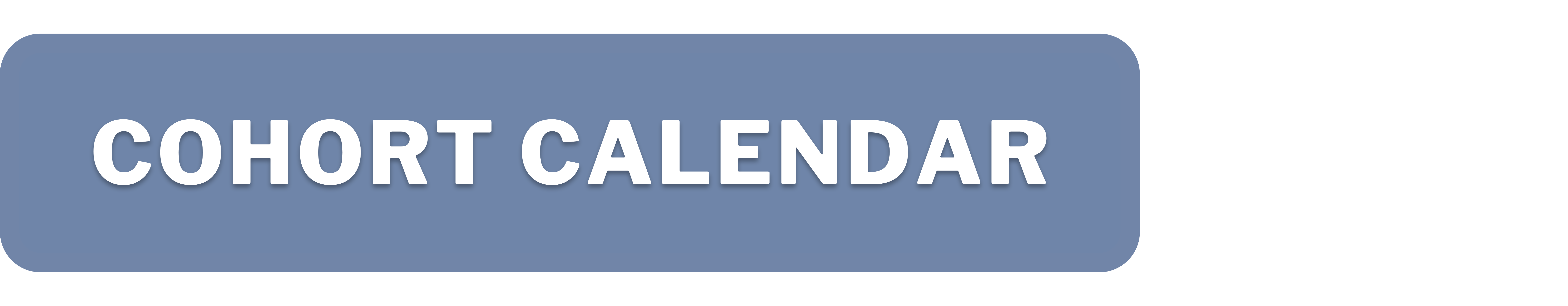 New Academy Cohort Calendar