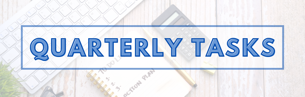 CFO Checklist: Weekly Tasks - North Carolina Association of School ...