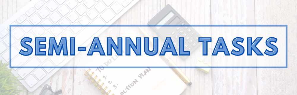 CFO Checklist: Weekly Tasks - North Carolina Association of School ...