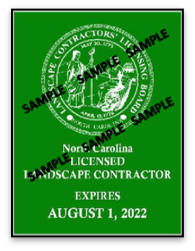 NC Landscape Contractors' License - North Carolina Nursery and ...
