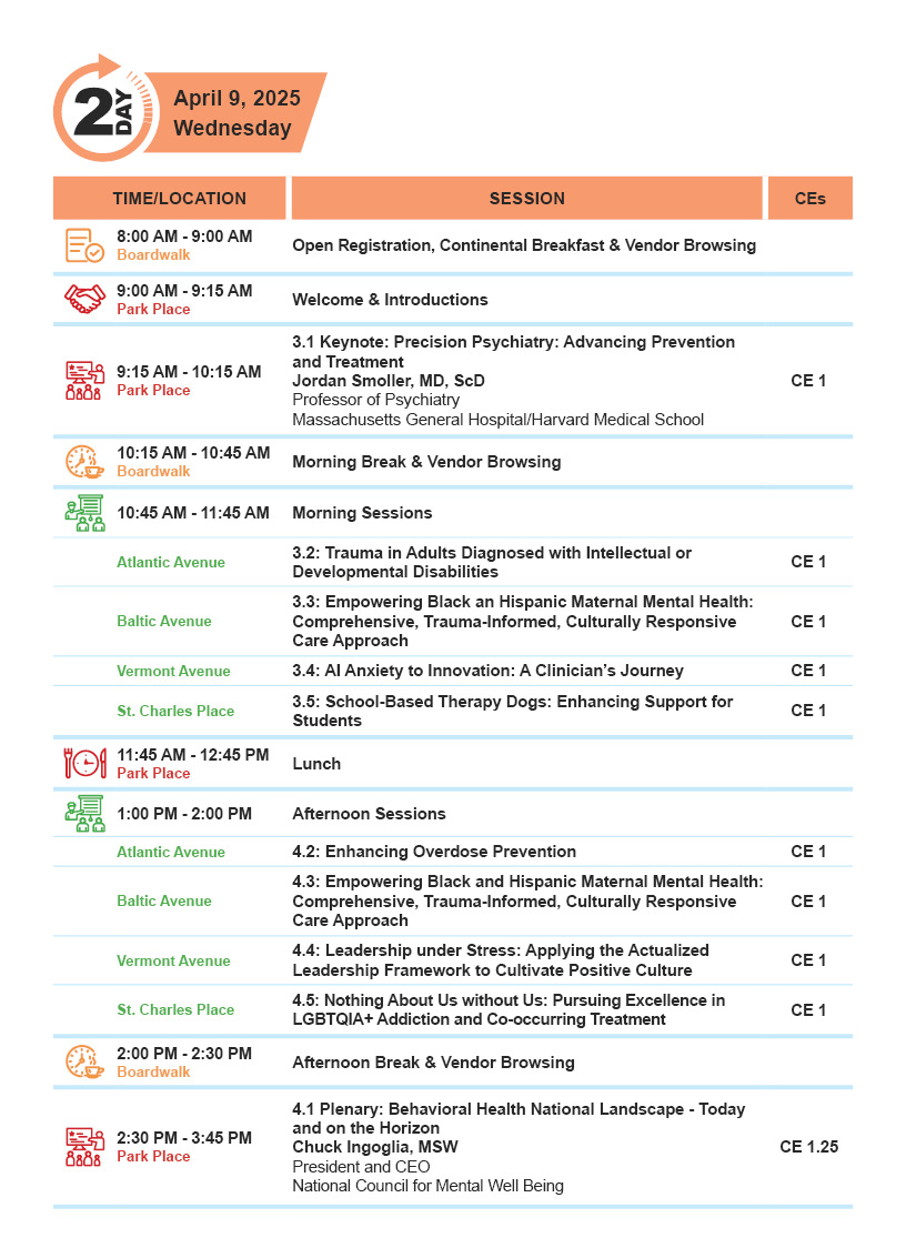2025 Spring Conference: Looking Beyond the Horizon in Behavioral Health