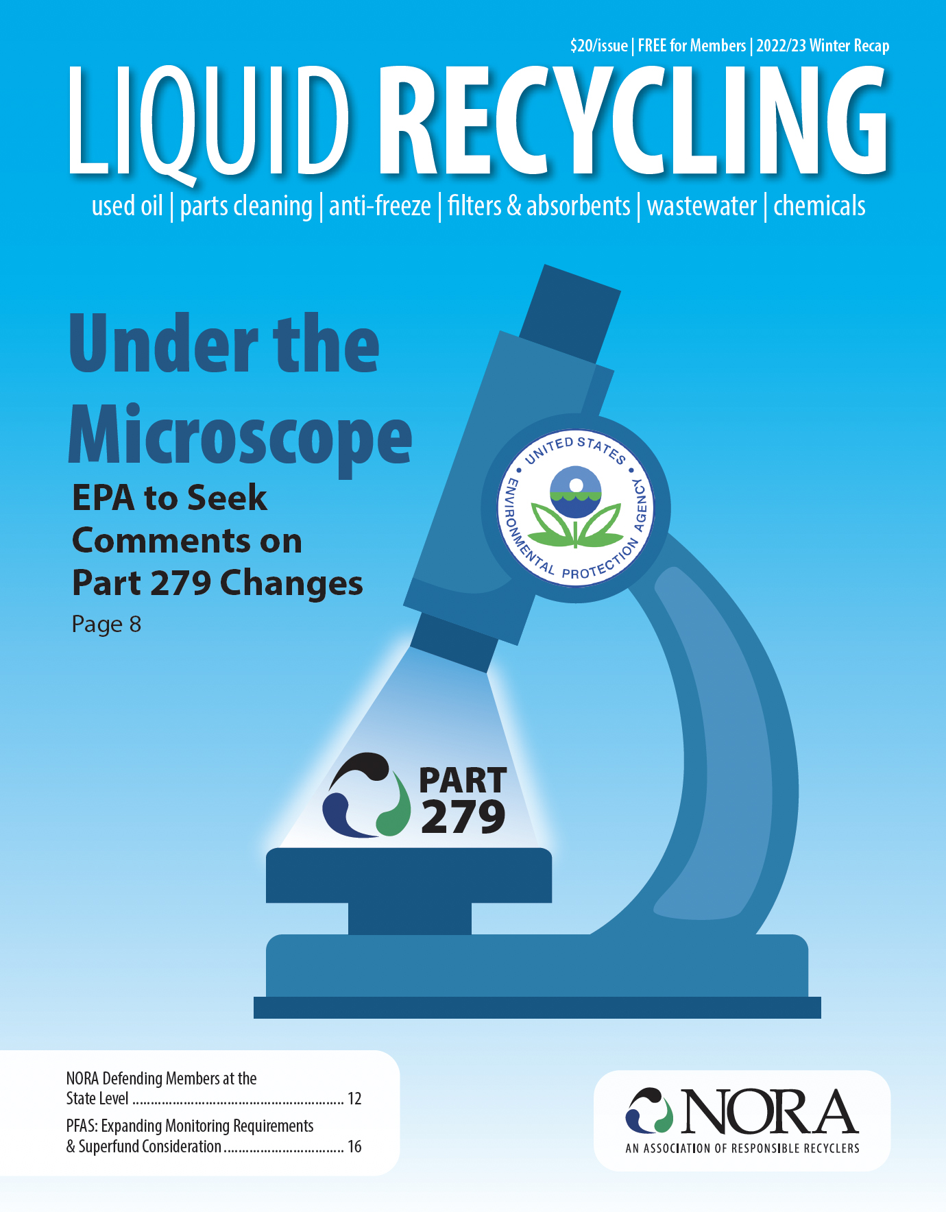 Liquid Recycling Magazine Archive - NORA, An Association of Responsible ...