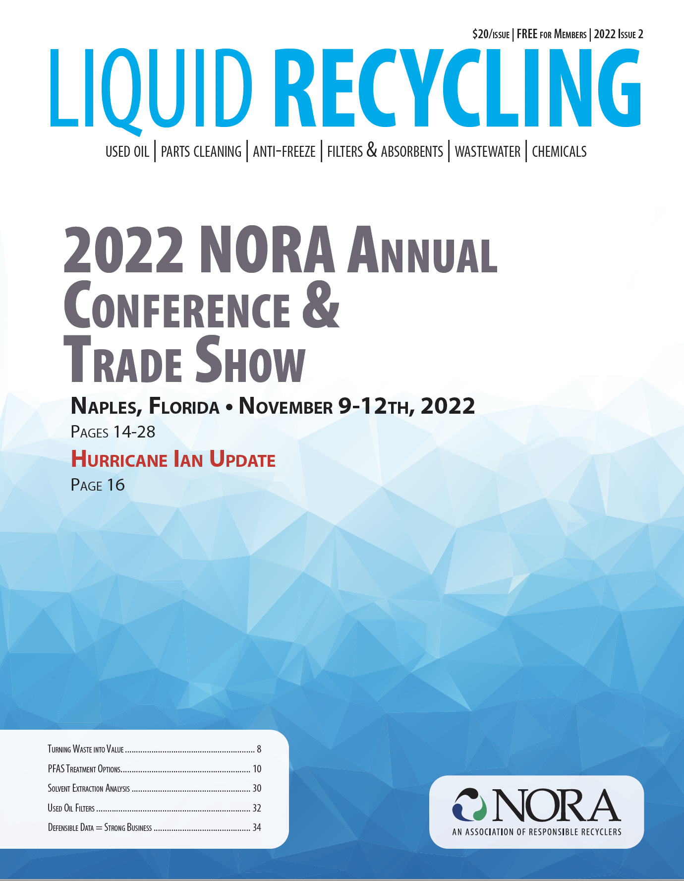 Liquid Recycling Magazine Archive - NORA, An Association of Responsible ...