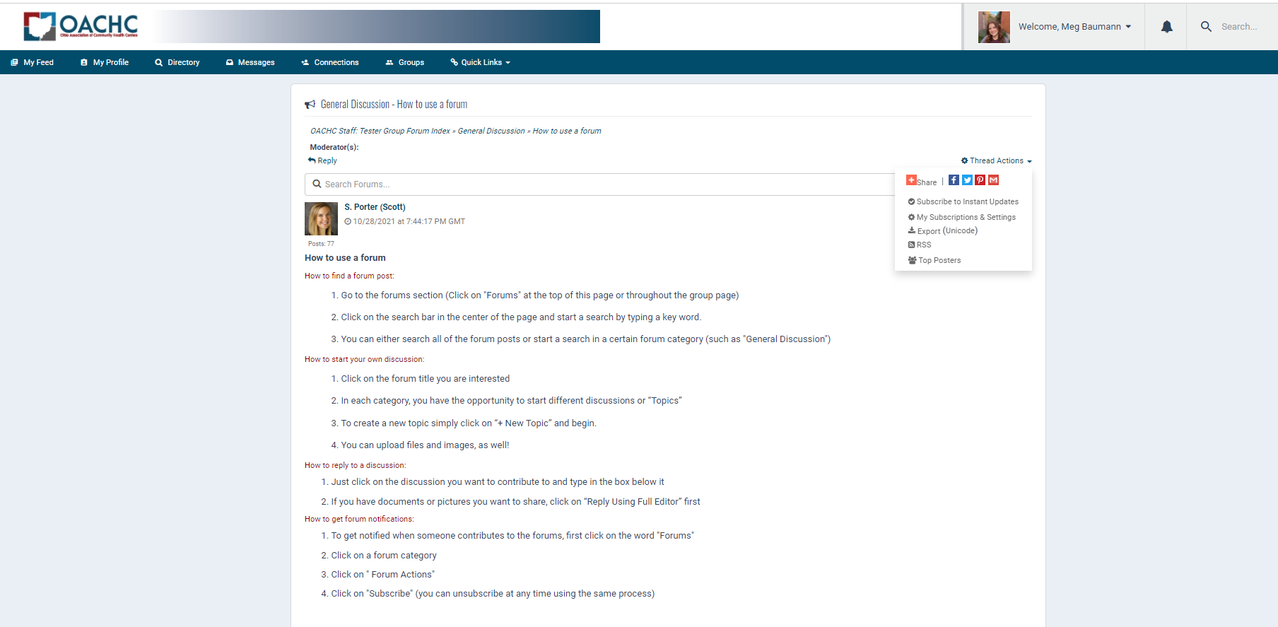 OACHC Portal: Overview - Ohio Association of Community Health Centers