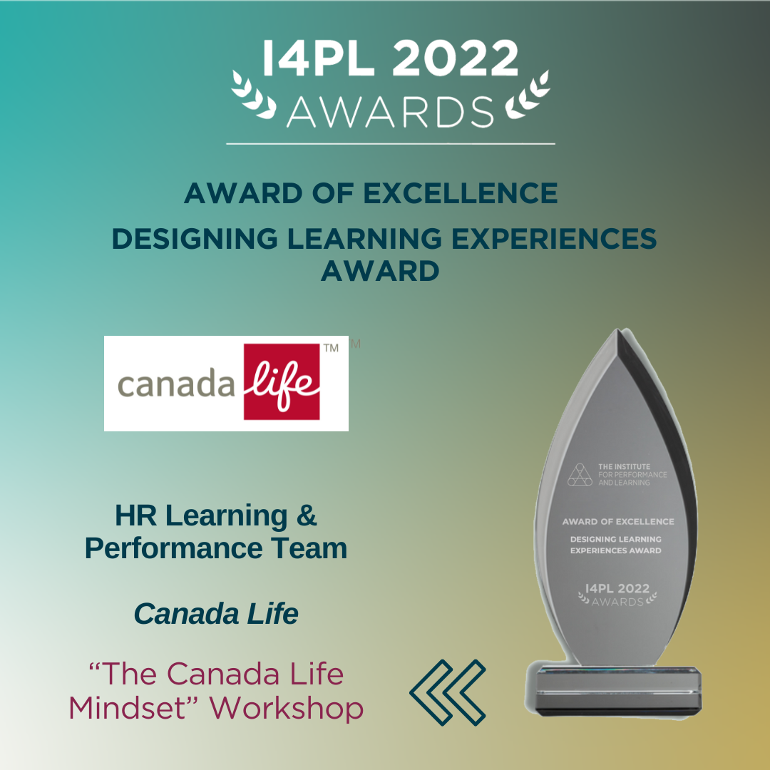 I4PL 2020 Award Winners - The Institute for Performance and Learning