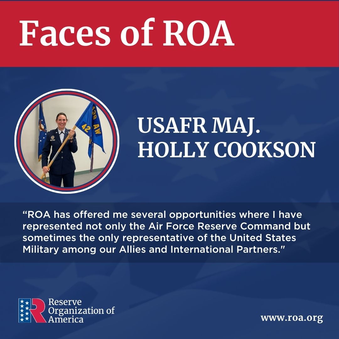 Faces of ROA: USAFR Maj. Holly Cookson - ROA