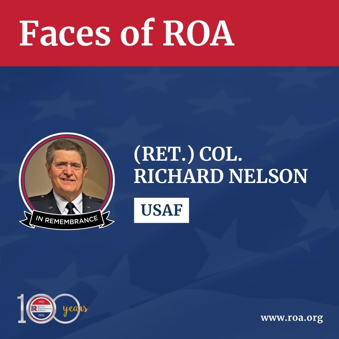 Faces of ROA: USAF (Ret.) Col. Richard Nelson - ROA