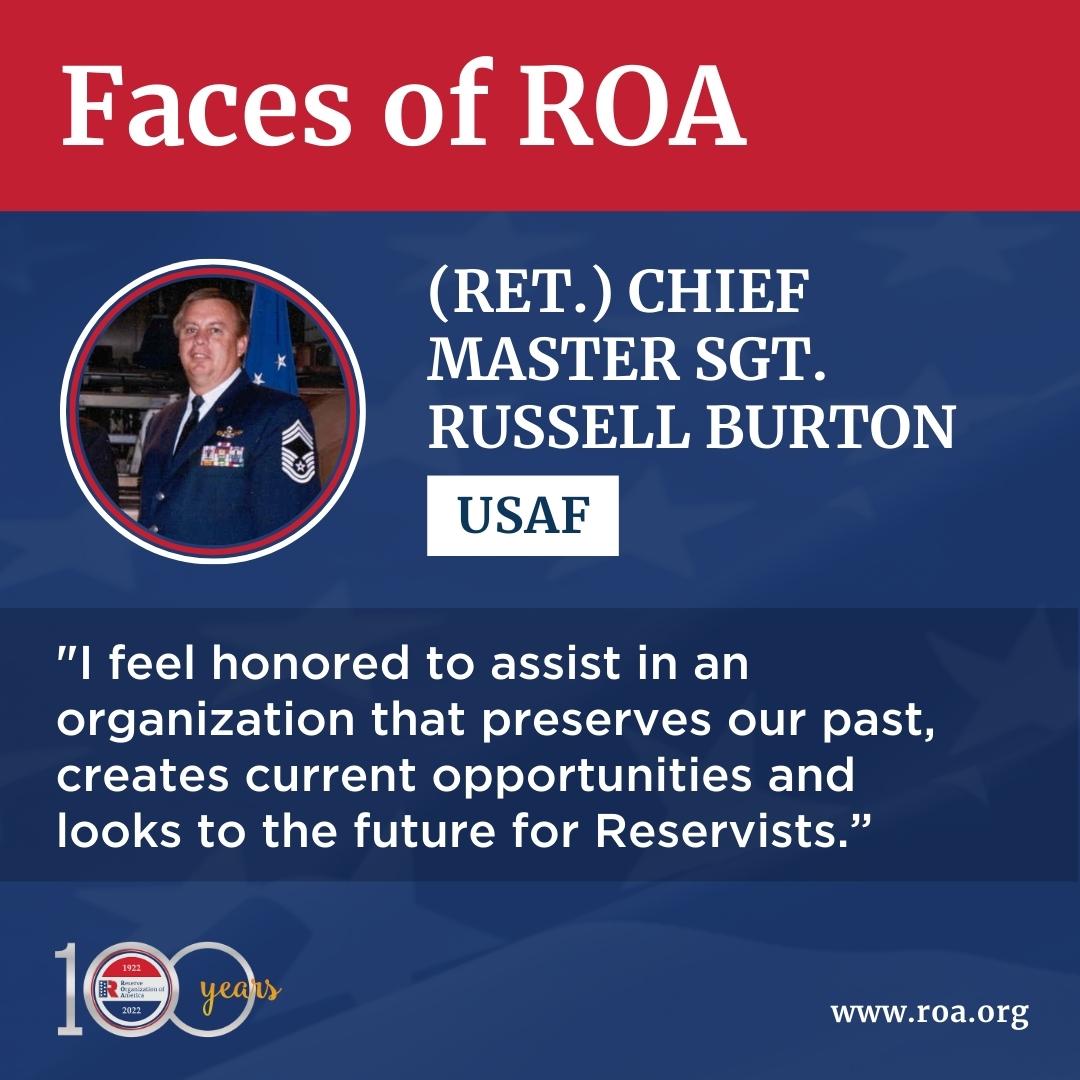 Faces of ROA: USAF (Ret.) Chief Master Sgt. Russell Burton - ROA