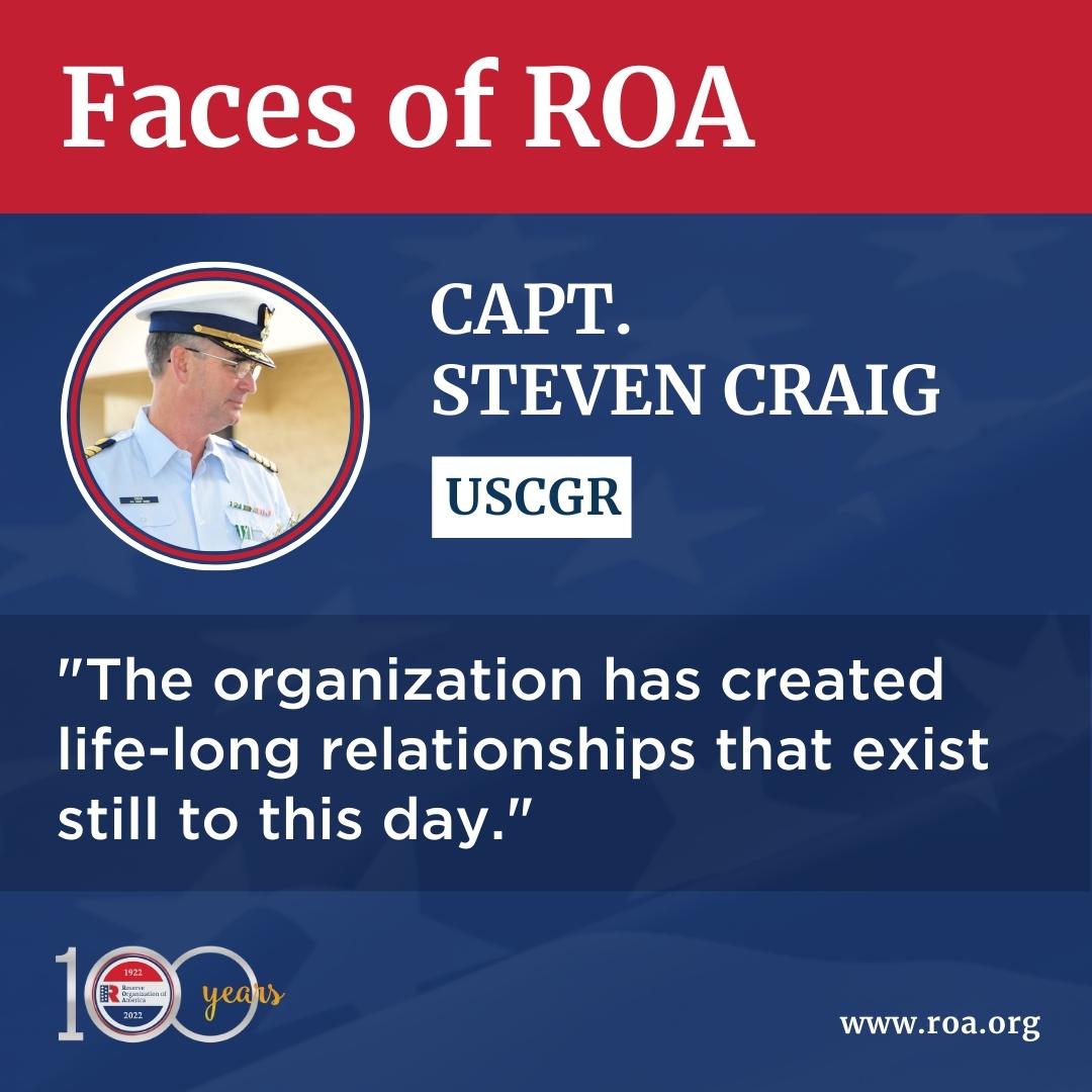 Faces of ROA: USCGR Capt. Steven Craig - ROA