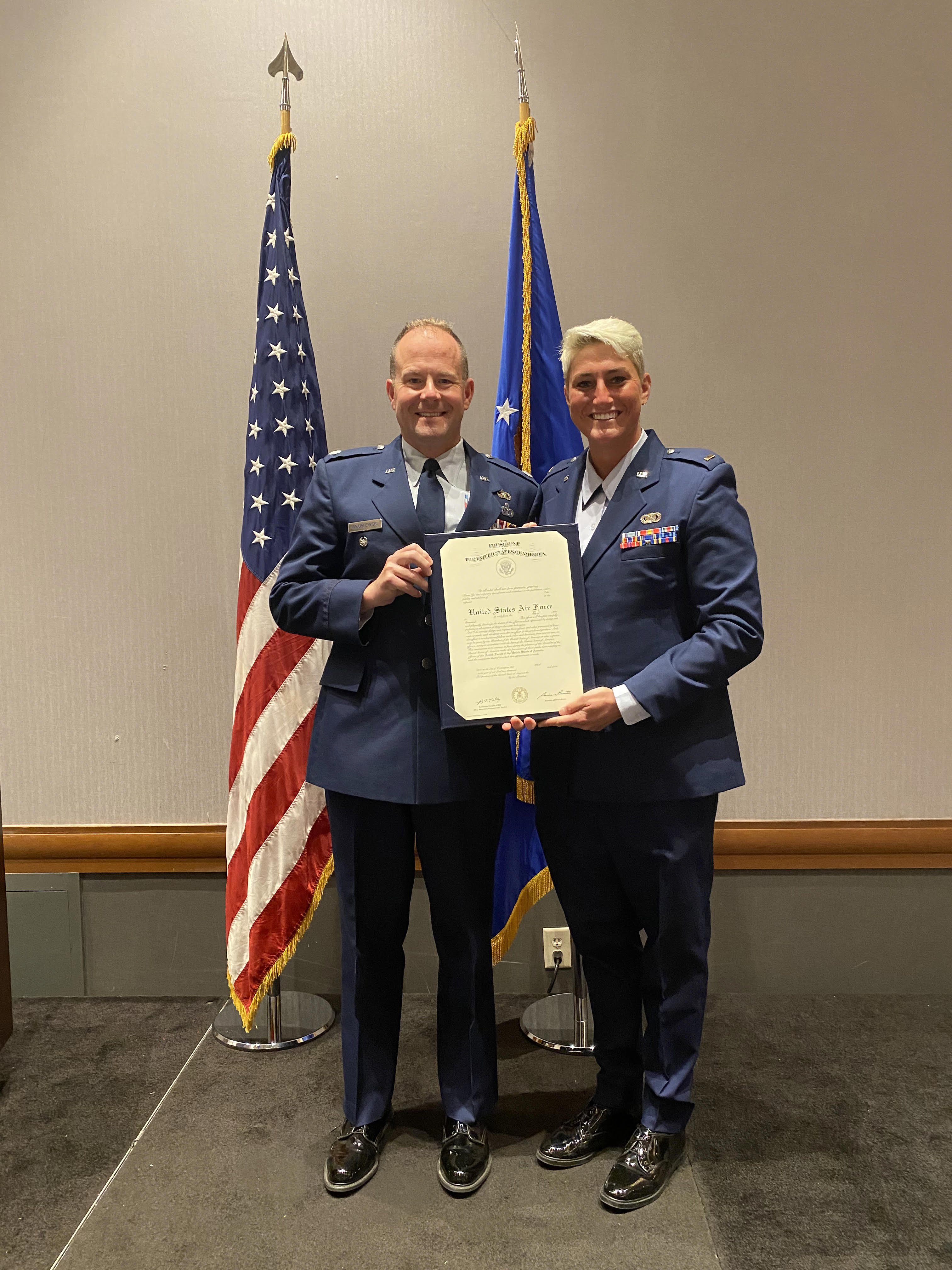 Congratulations 2nd Lt. April Hill, Air Force Reserve - ROA