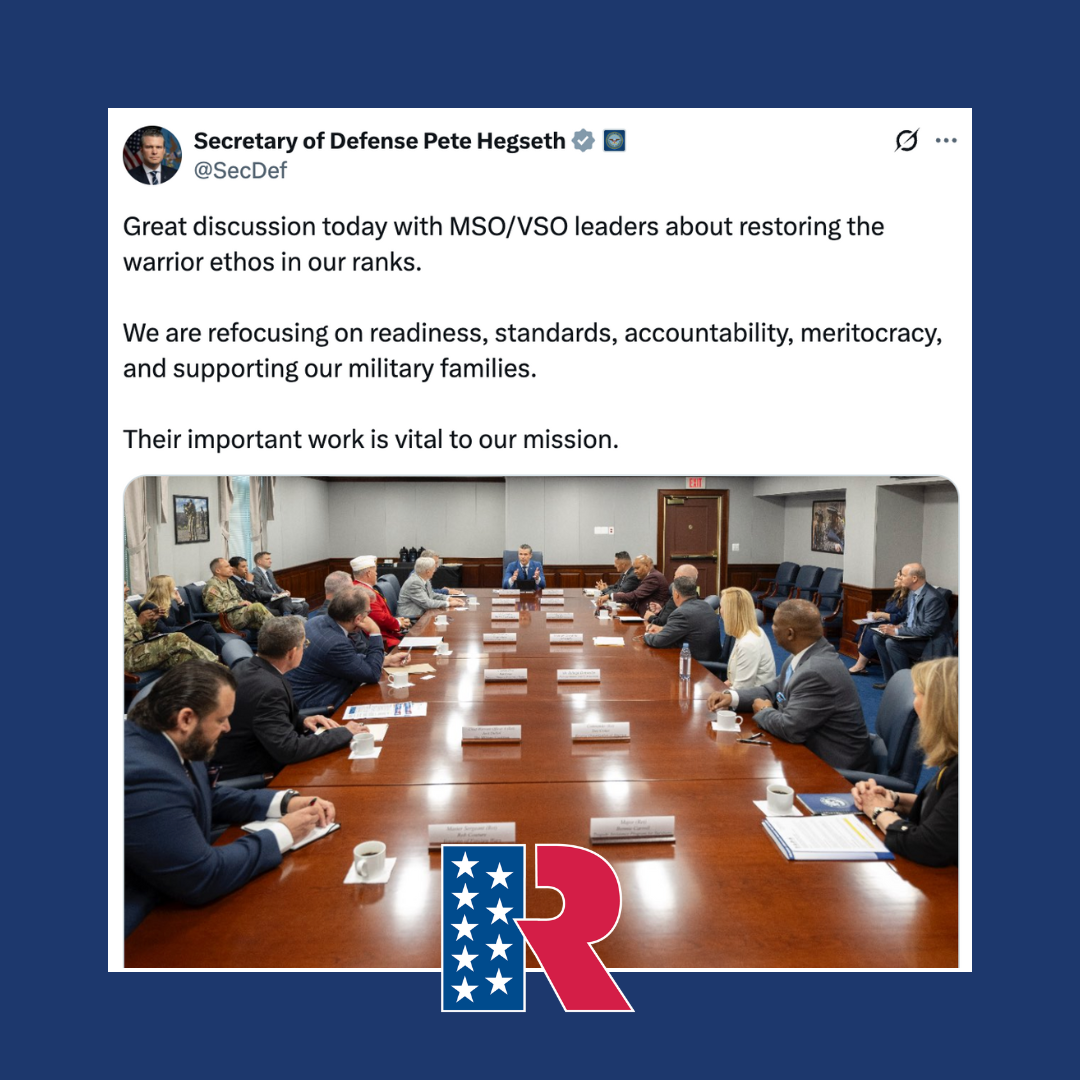 ROA attends SecDef meeting to discuss collaboration between DoD ...