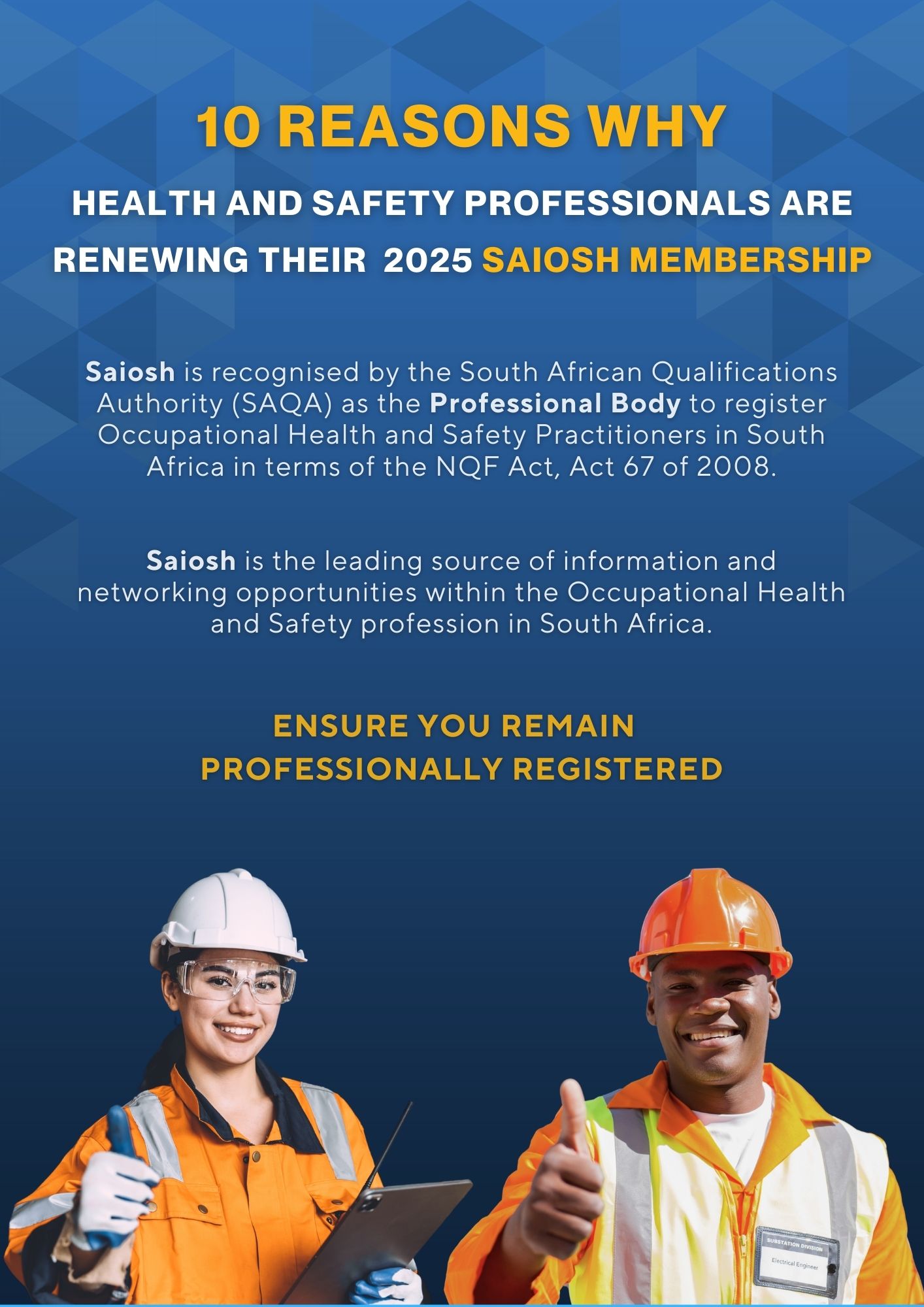 10 Reasons why Health & Safety Professionals are Renewing their 2025 ...